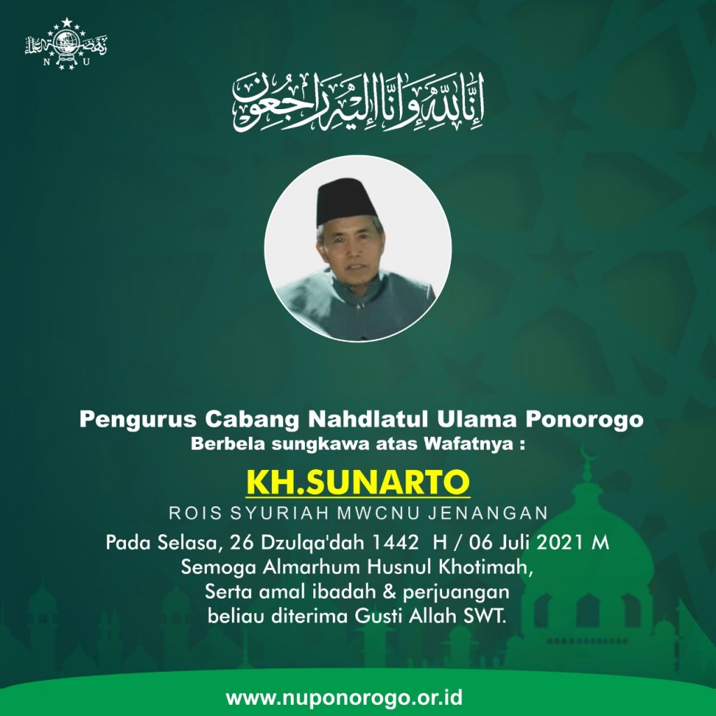 Almarhum KH. Sunarto: Daerah yang Ada Ulamanya Seperti Hutan yang Ada ...
